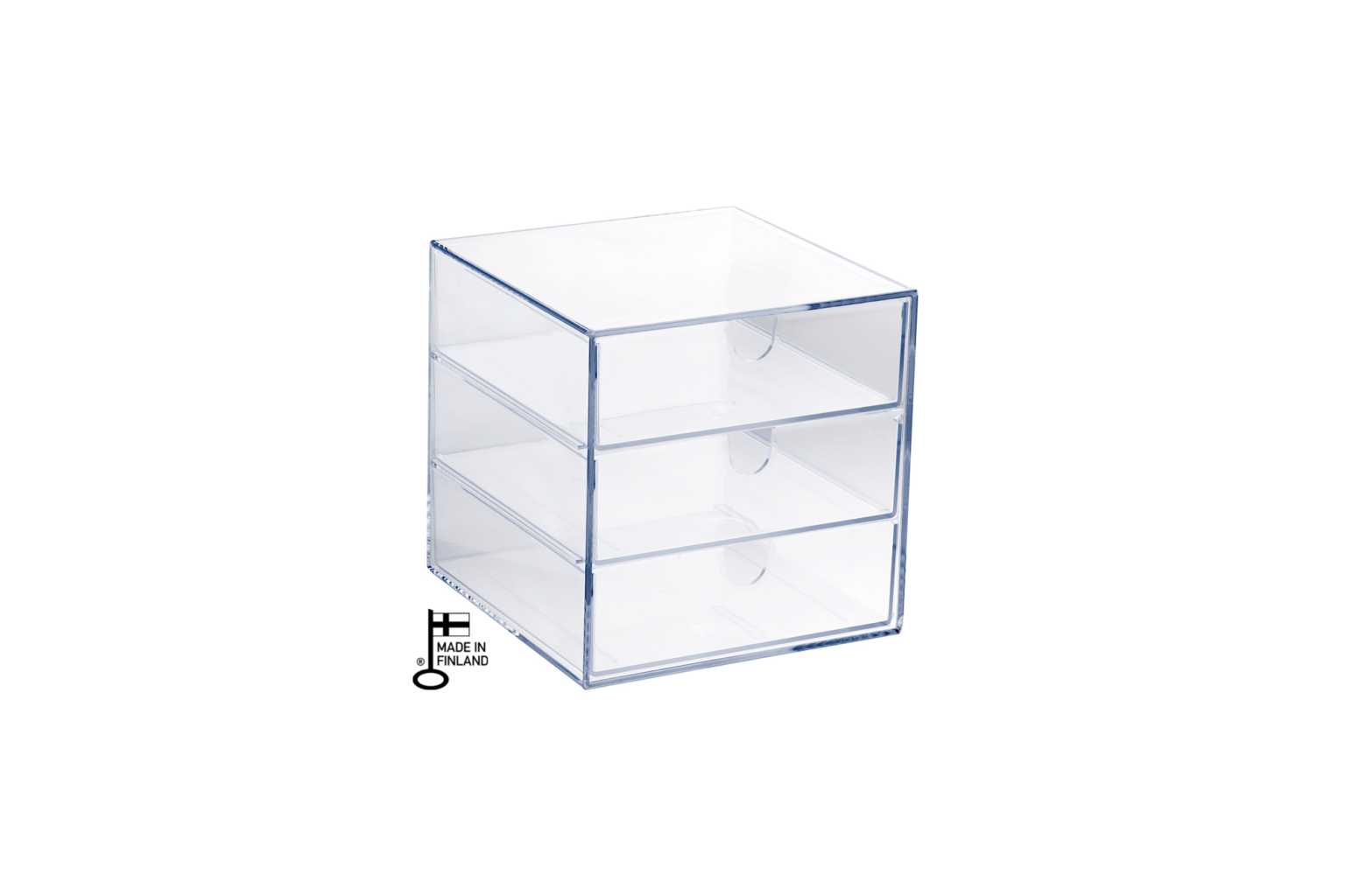 3 Drawer Box Clear Palaset