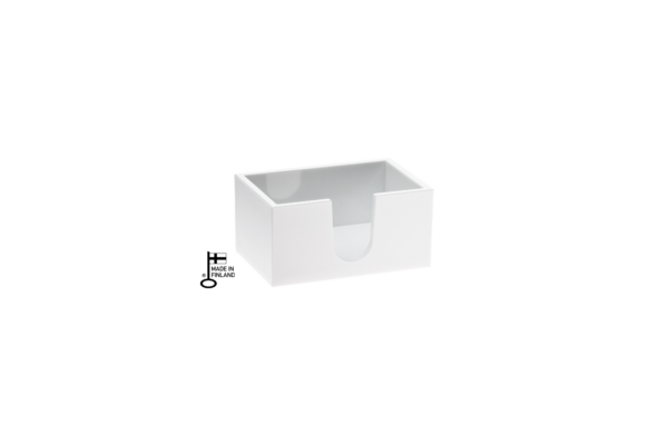 Box with fingerhole S white - Palaset
