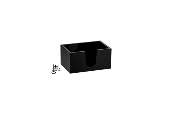 Box with fingerhole S black - Palaset